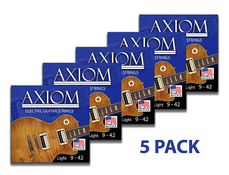 Axiom 5 Pack Elec Strings 9-42 | Reverb