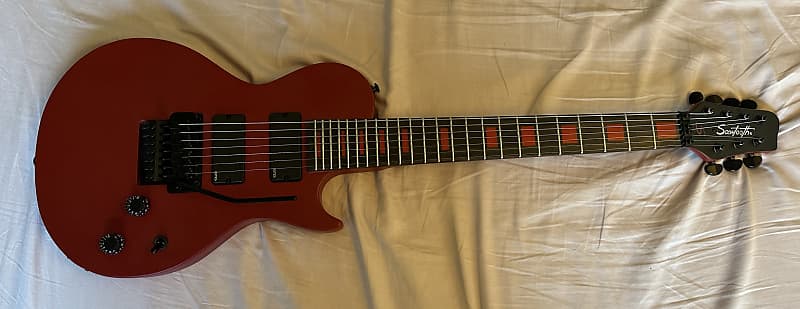Sawtooth Heritage HM724 7-String Guitar, EMG 707 Pickups & | Reverb