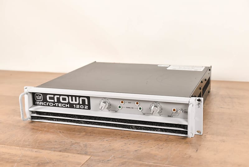 Crown Macro-Tech 1202 Two-Channel Power Amplifier (church | Reverb