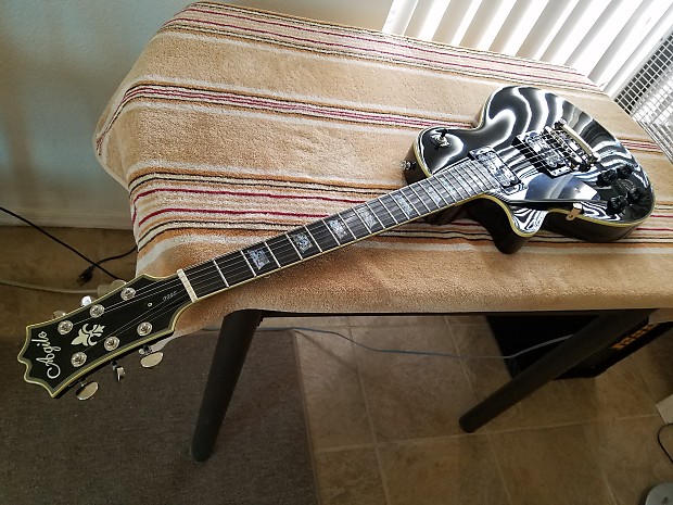 Agile Al-3000 Black left handed lefty | Reverb