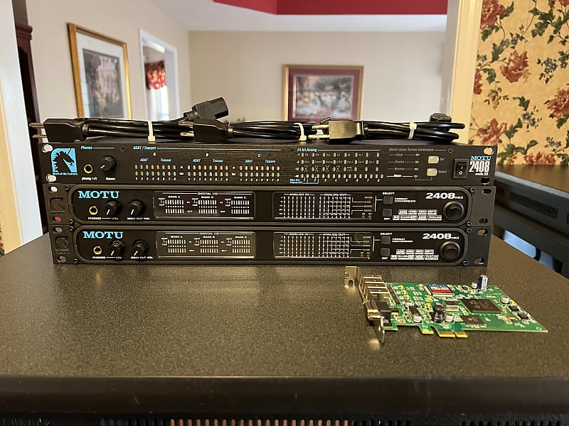 MOTU 2408 mk3 PCI Audio Interface 2000s - Black | Reverb