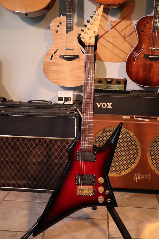 1984 Sears B Guitar - Red Burst | Reverb