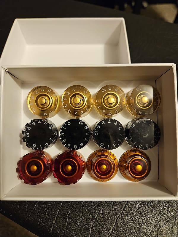Epiphone Knobs 2000s - Gold black bronze | Reverb