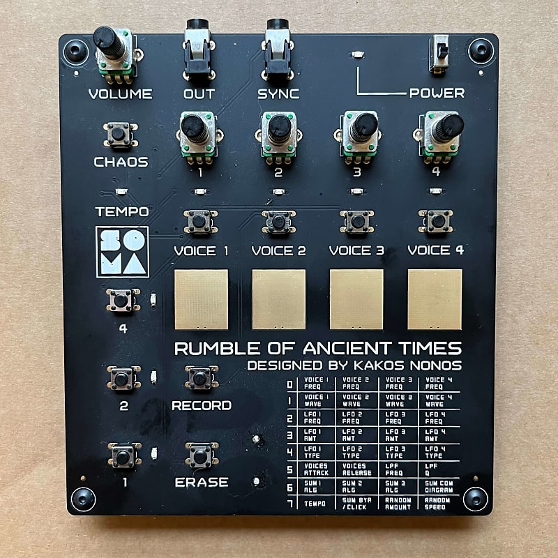 Soma Laboratory Rumble Of Ancient Times 8 Bit Noise Reverb