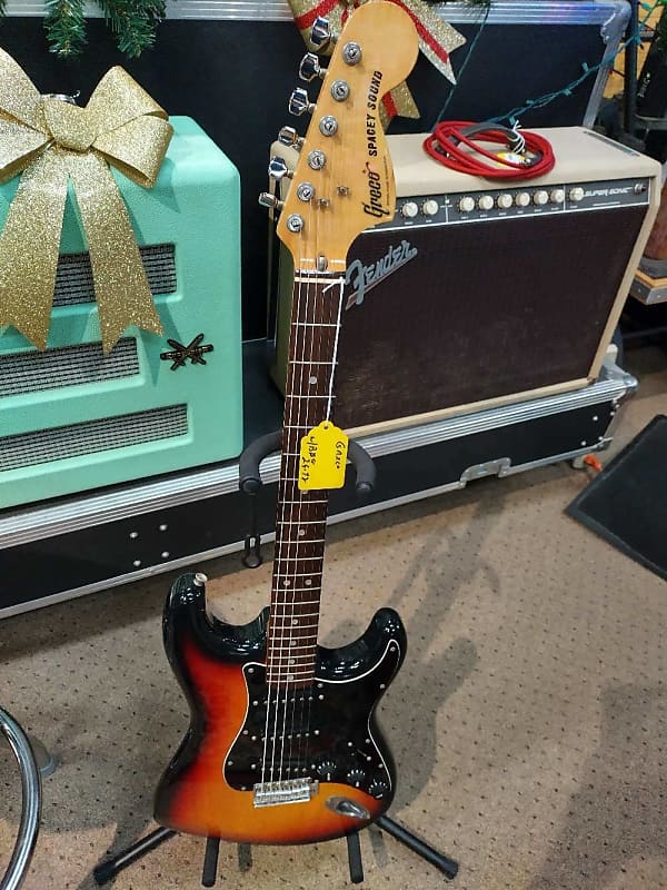 Vintage MIJ Greco Spacey Sound Stratocaster 3 Color Sunburst | Reverb