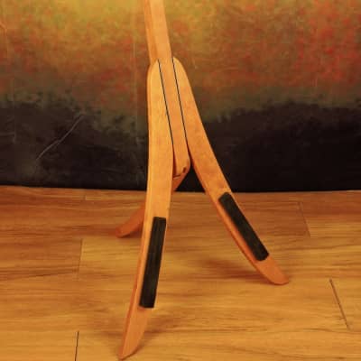 Wood Guitar Stand Cherry by Solid Ground Stands | Reverb
