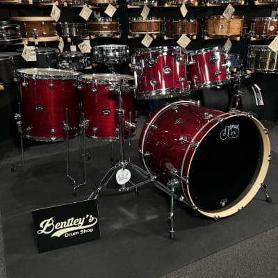 DW Performance Series 10/12/14/16/22" Drum Set Kit in Cherry | Reverb