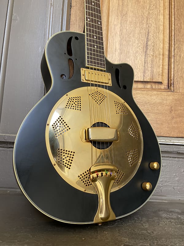 Dean Resonator Acoustic Electric with Mini Humbucker Satin | Reverb