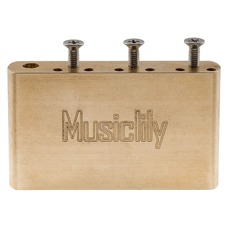 Strat Guitar Tremolo Block 42mm Full Brass Standard MIM and | Reverb
