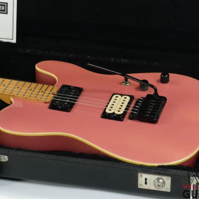 1980s Schecter PT in a Pink Metallic Finish w/ OHSC | Reverb