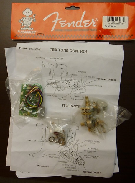 Fender TBD Tone Control mid boost preamp kit - clapton type | Reverb