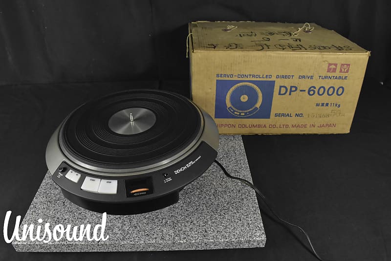 Denon DP-6000 Direct Drive Turntable w/ original box in very | Reverb