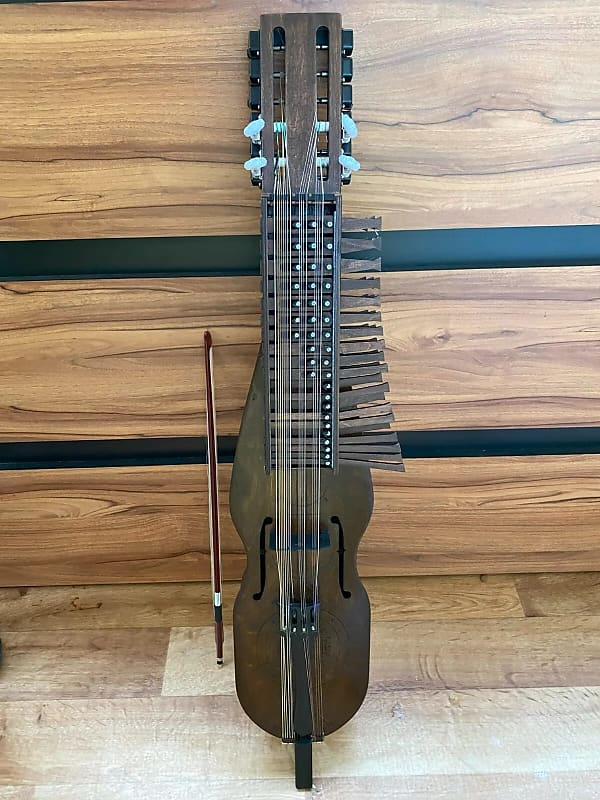 Nyckelharpa Sweden Violin w/ bow Key Harp Viola Hurdy Gurdy - | Reverb