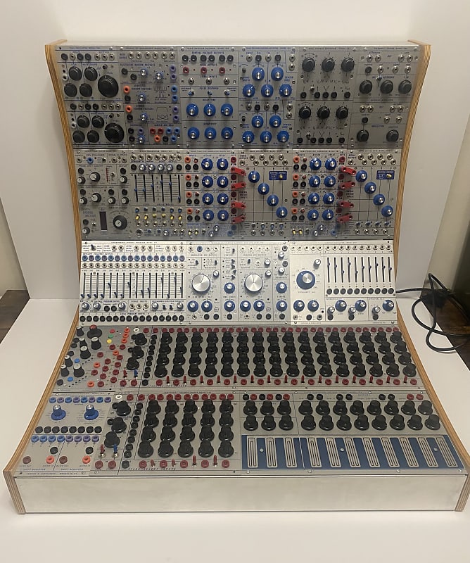 Buchla 200R 5 row modular system Including orig buchla 297, | Reverb
