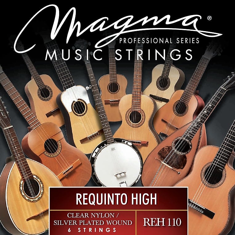 Magma REQUINTO Guitar Strings High Tension Black Nylon - | Reverb