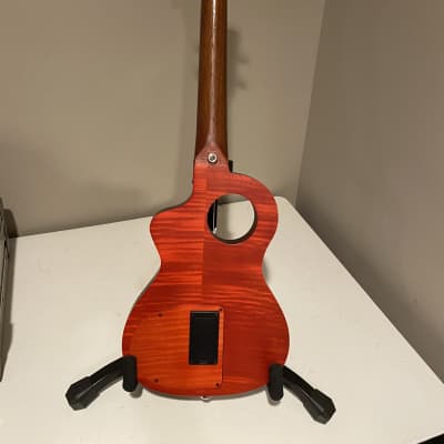 Eleuke MP3 Electric Ukulele Red Early 2000s | Reverb