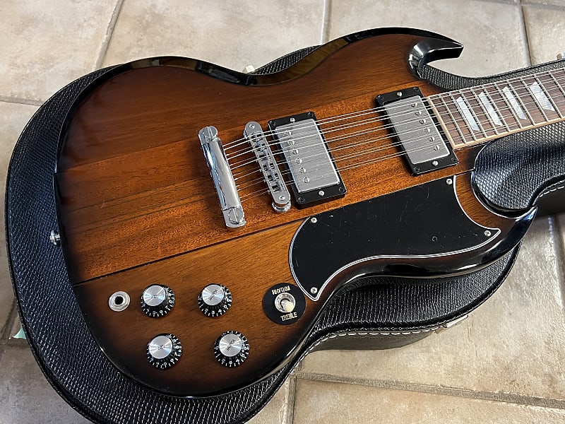 2016 Gibson SG 12-String Neck Thru Limited Vintage Sunburst | Reverb