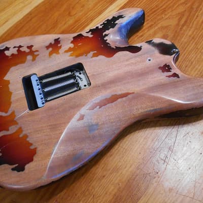 Firefly Factory Relic Guitar Body. Sunburst. Project. srv | Reverb