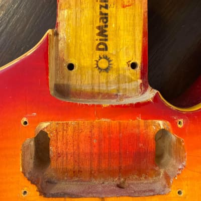 DiMarzio Charvel Explorer 1979 / 1980 - Cherryburst | Reverb