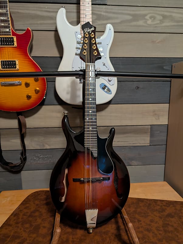 1999 Rigel G-110 Mandolin Sunburst W/Pickup USA Made Great | Reverb