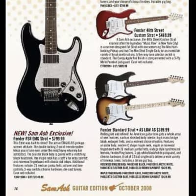 Fender Stratocaster Kirk Hammett KH EMG Rare Limited Run | Reverb