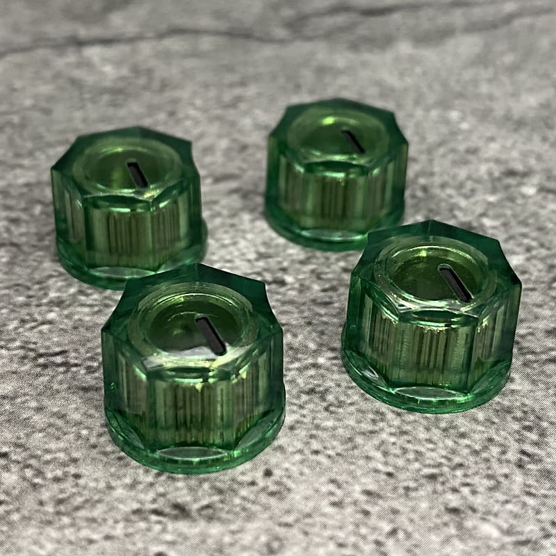 4x Emerald Green Small Transparent Clear Custom MXR 1250 | Reverb
