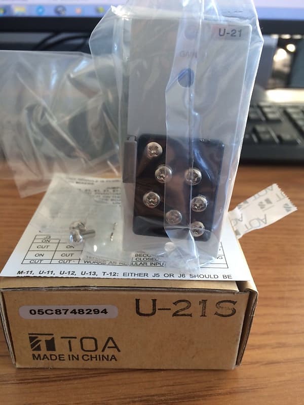 TOA U-21S Unbalanced Line Level Input Module | Reverb