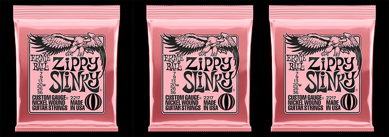 Ernie Ball 2217 Zippy Slinky 3 Pack Special | Reverb