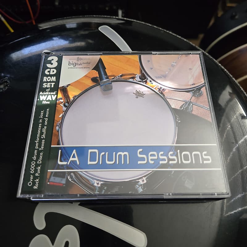 Big Fish Audio La Drum Sessions 3 CDROMs Acidized.WAV Format | Reverb