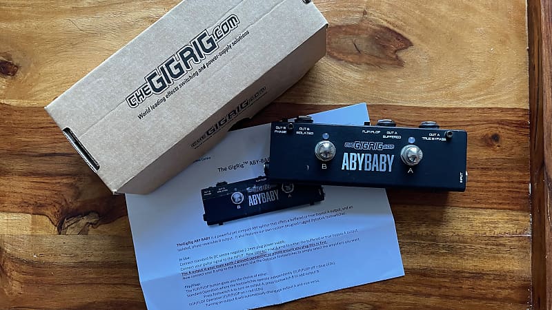 The Gigrig ABY Baby | Reverb