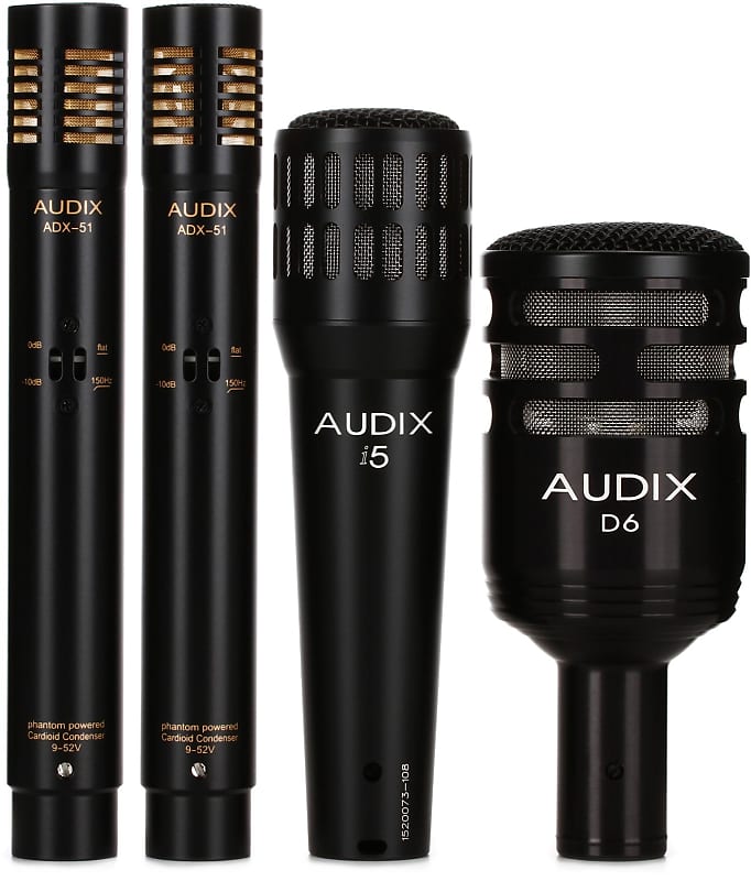 Audix DP Quad 4-Piece Drum Microphone Package (3-pack) Bundle | Reverb