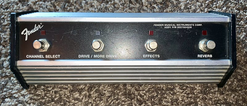 Fender 4 button footswitch for guitar amp | Reverb