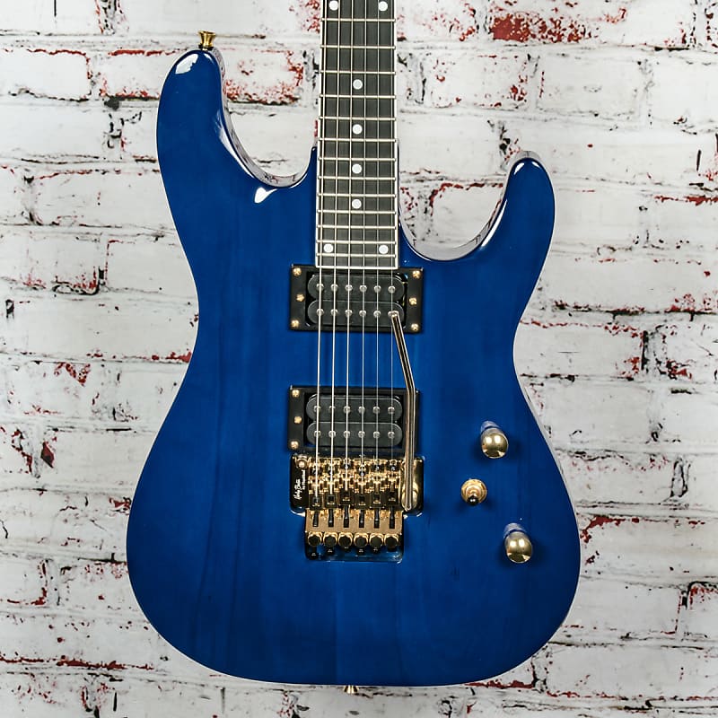 Harley Benton - Progressive w/Floyd Rose, Blue - x6514 - USED | Reverb