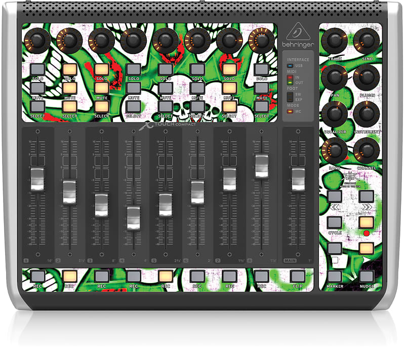 Midi Control Surface Skin Overlay Behringer X-Control Compact | Reverb