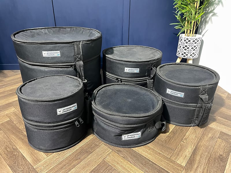 Protection Racket Drum Kit Case Set / Soft Cases / 5-Piece | Reverb