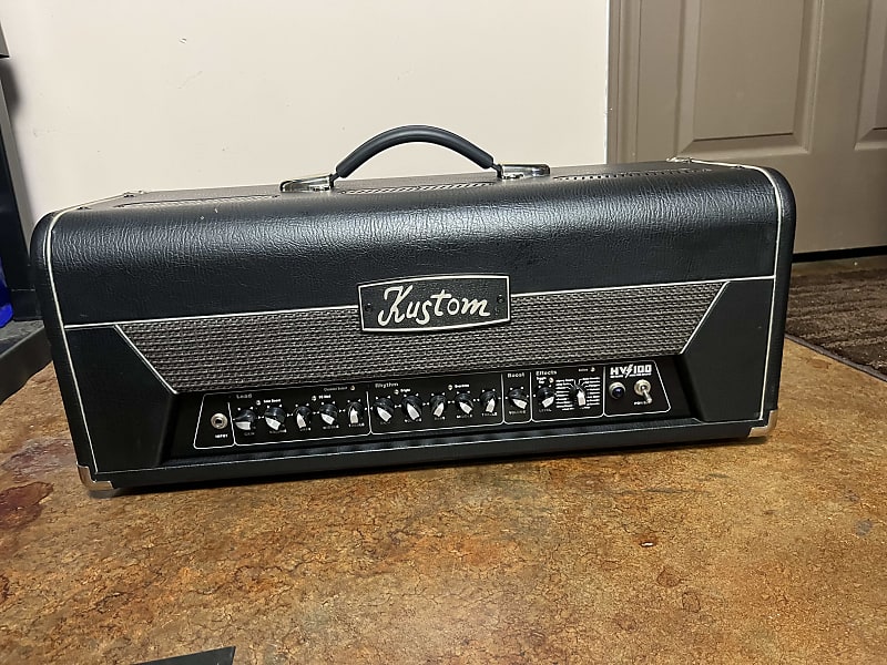 Kustom HV100 Guitar Amp Head 2010s - Black | Reverb