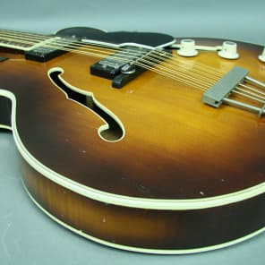 Hofner Model 457/12 Hollowbody 12 String Sunburst Electric | Reverb UK