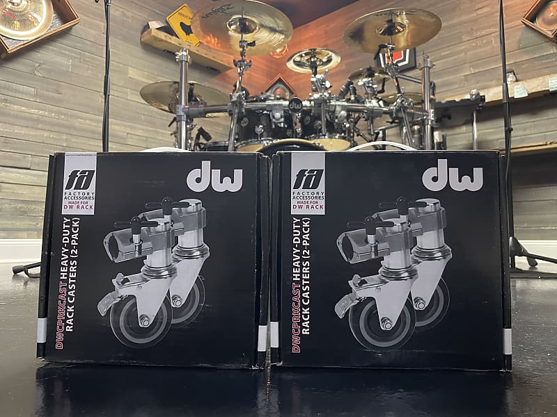 DW Heavy-Duty Rack Casters - 4 Casters | Reverb