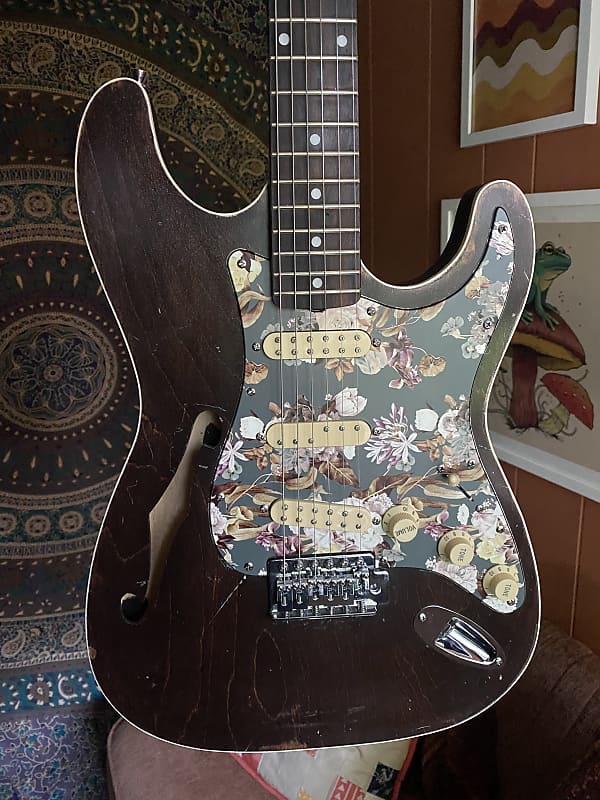 Partscaster Thinline Strat | Reverb