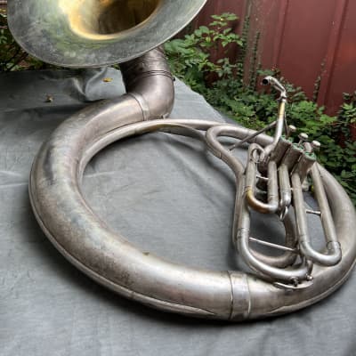 Frank Holton Sousaphone circa 1930s - Silver-plated | Reverb
