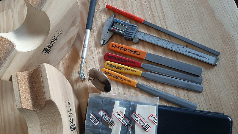 StewMac Luthier Repair Tools: Caliper, Nut Files, Neck Rests, | Reverb