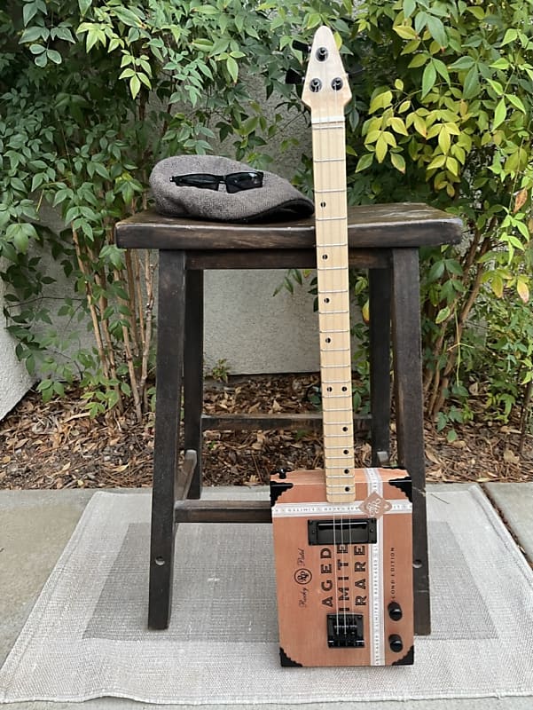Cigar Box Guitar, 3-String Electric, ALR HT | Reverb