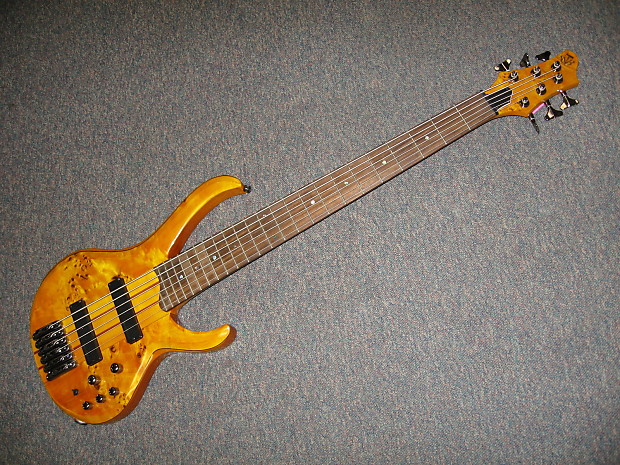 Ibanez BTB776PB Poplar Burl Top 6-String Bass | Reverb