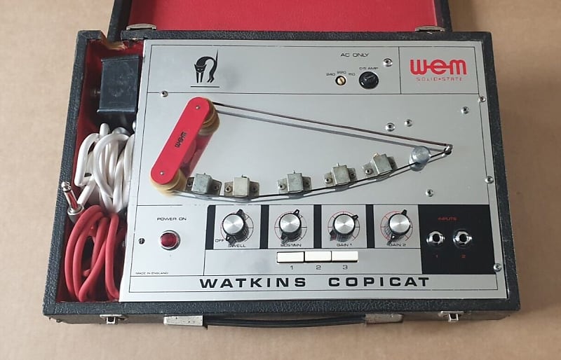 Vintage 1970's Wem Watkins Copicat MK3/4 Tape Echo Delay | Reverb