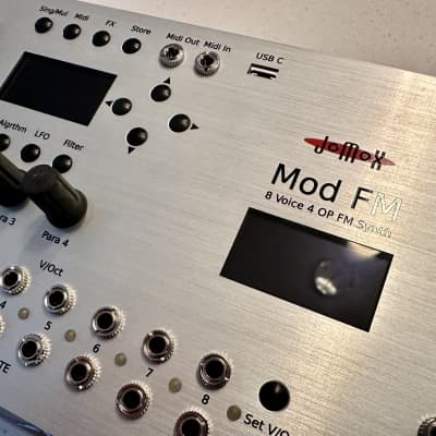 Jomox Mod FM - 8-Voice Eurorack FM Synth 2023 - Silver | Reverb