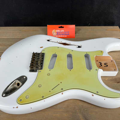 Real Life Relics Thinline F Hole Strat® Stratocaster® Body | Reverb