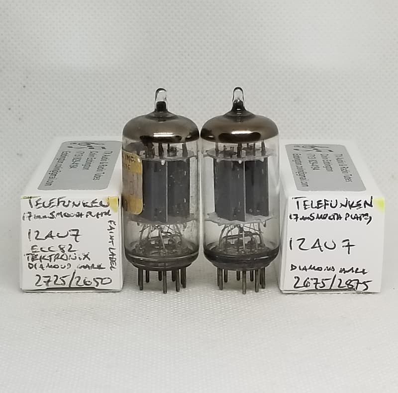 Telefunken 12AU7 Smooth Gray Plate Well Balanced | Reverb Canada