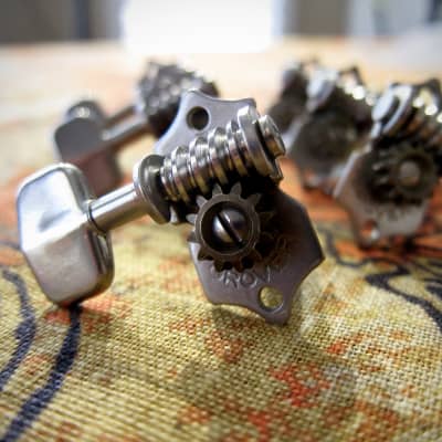 Vintage Grover Guitar Tuners (3) on a side 1960s-1970s - | Reverb