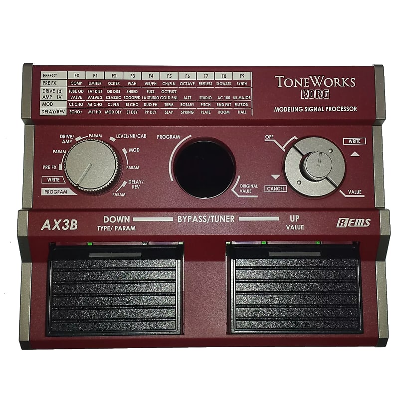 Korg ToneWorks AX3B Bass Modeling Signal Processor | Reverb