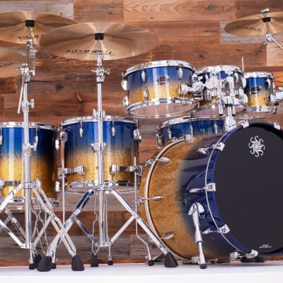 LUDWIG CLASSIC MAPLE OUTFITTER 6 PIECE DRUM KIT, AGED ONYX | Reverb UK
